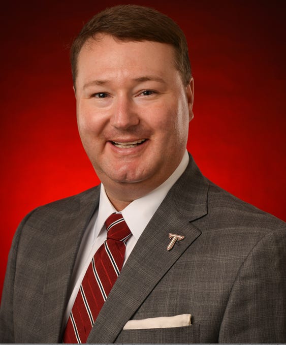 Kyle George named permanent A.D. at Troy - by Bill Rice