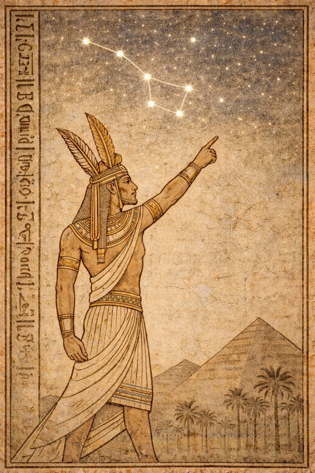 A God Pointing North - by Judith Morgan