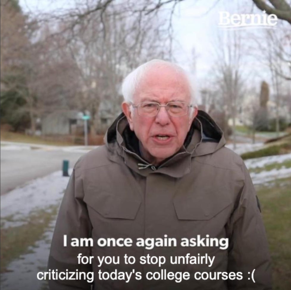 I am once again white knighting for Today's College Courses