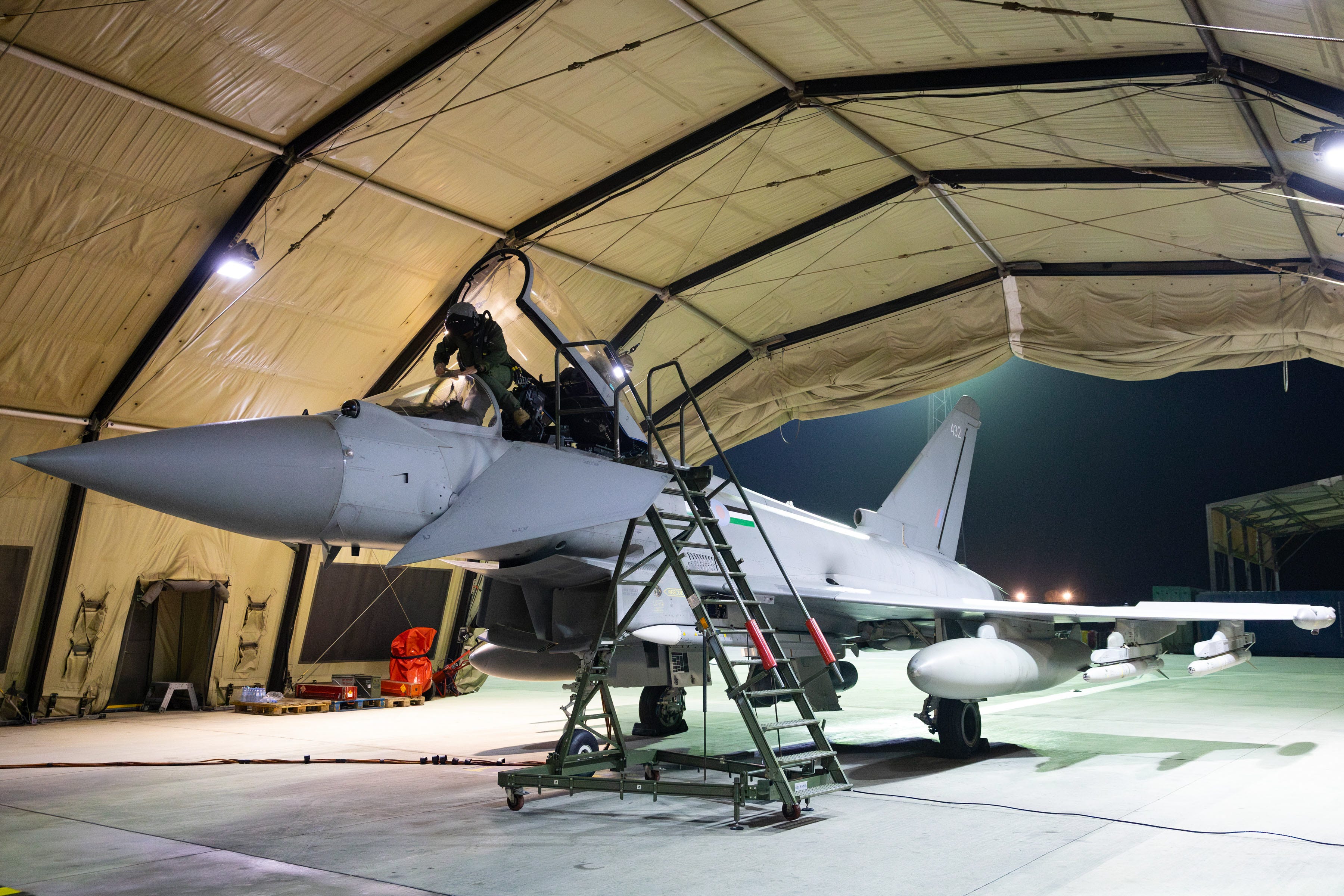 US Positions Substantial Naval Fleet in Middle East as UK Deploys RAF ...
