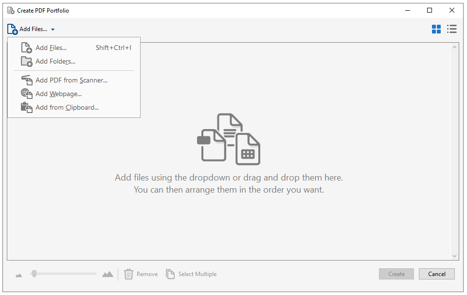 Combine Multiple PDFs Into A Portfolio - by David Dagley