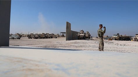 The American military footprint in northeastern Syria