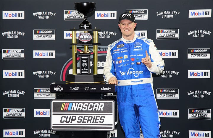 Ryan Preece overcomes weather and 18th-place starting spot to win Cook ...