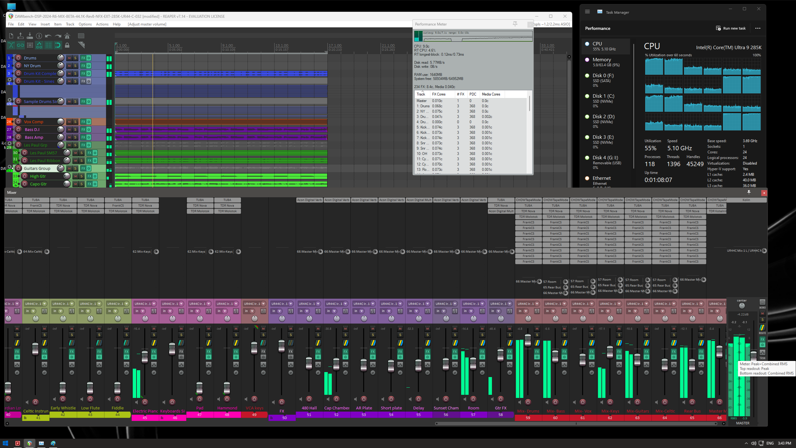Windows and DAW’s ! - by Vin Curigliano