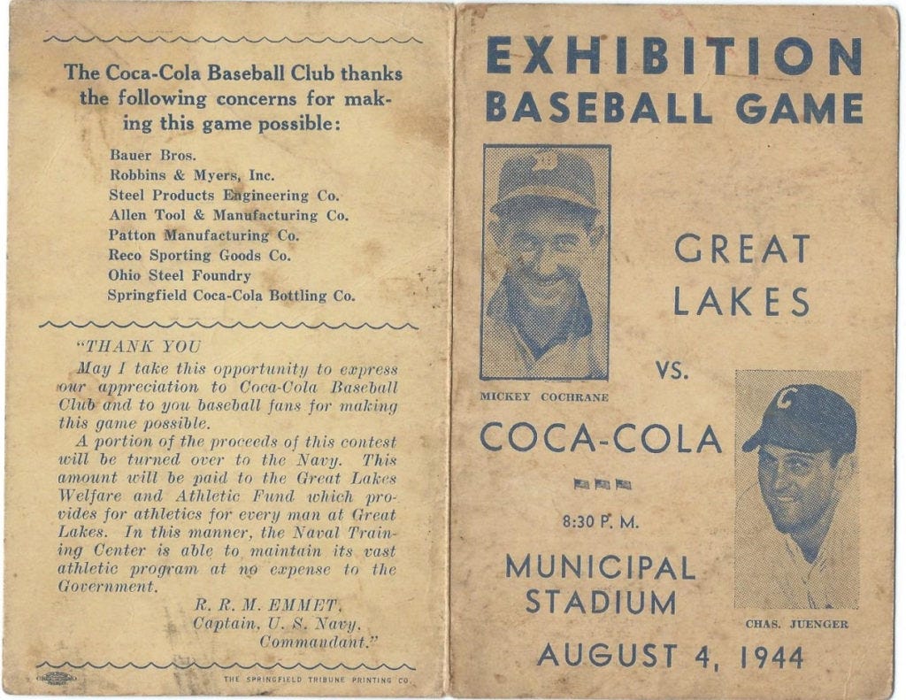 Taking Requests: The 1944 Great Lakes Baseball Team
