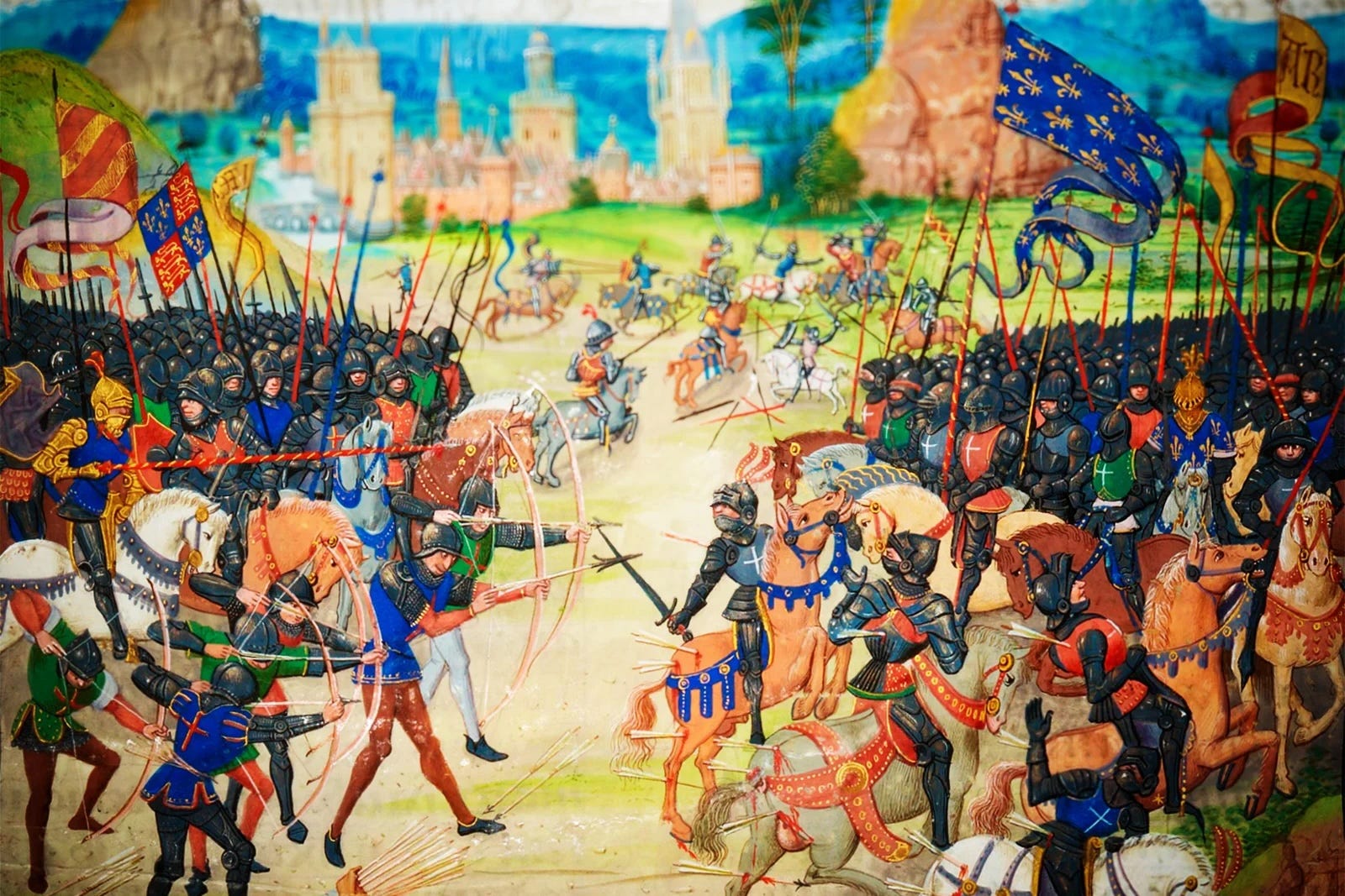 DID MEDIEVAL ENGLISH ARCHERS SHOOT INTO THE AIR?