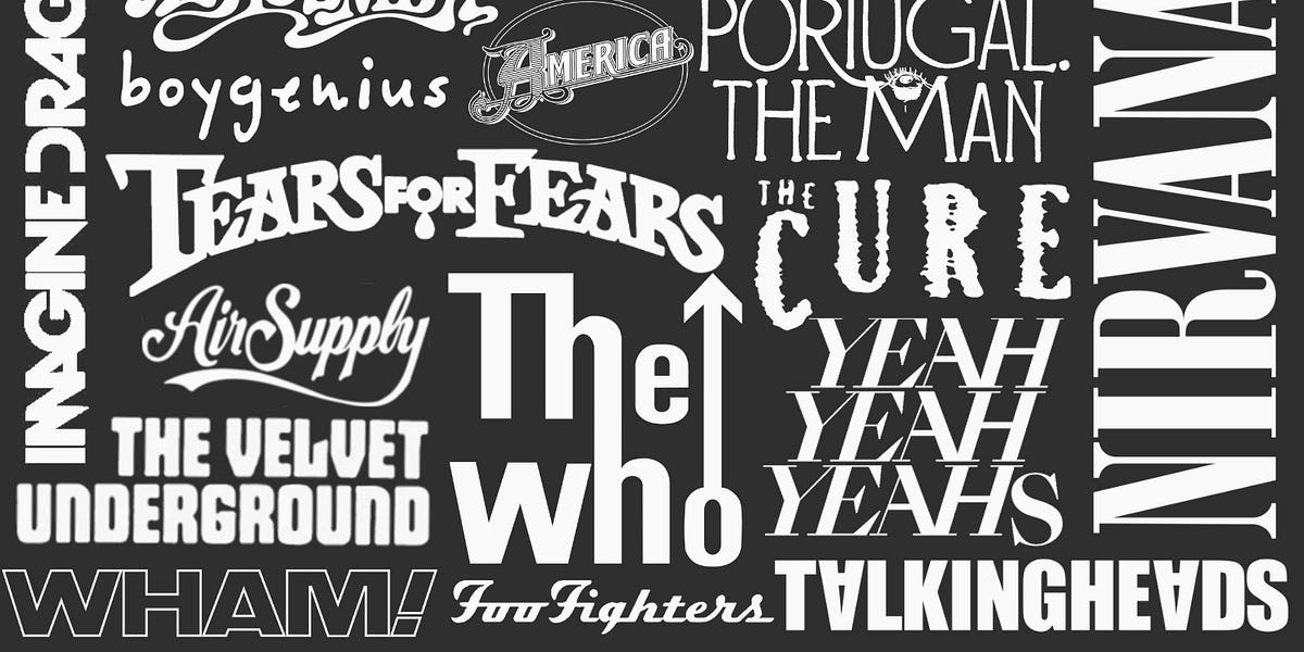 a definitive ranking of the best and worst band names in history