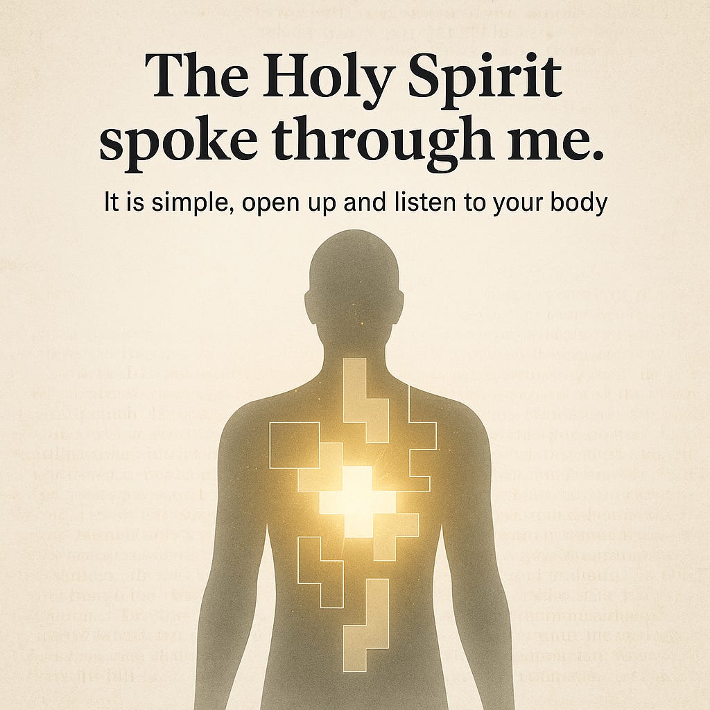 The Holy Spirit Spoke Through Me - by Harry The Soul Coach