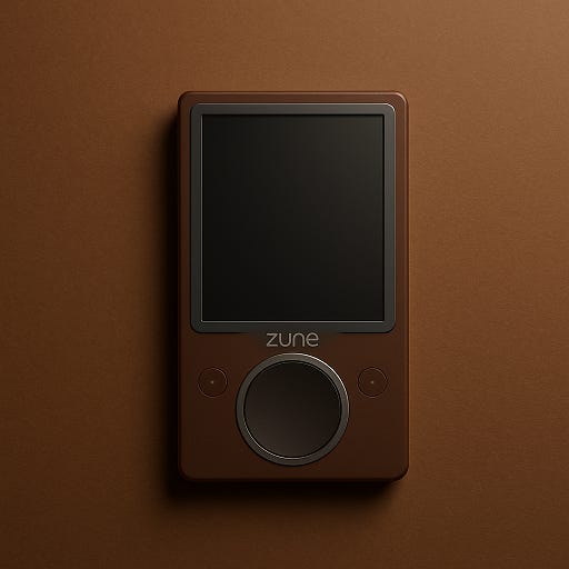 When Zune Tried to Out-iPod the iPod: A Symphony in Flat Brown