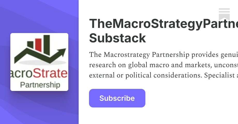 About - TheMacroStrategyPartnership’s Substack