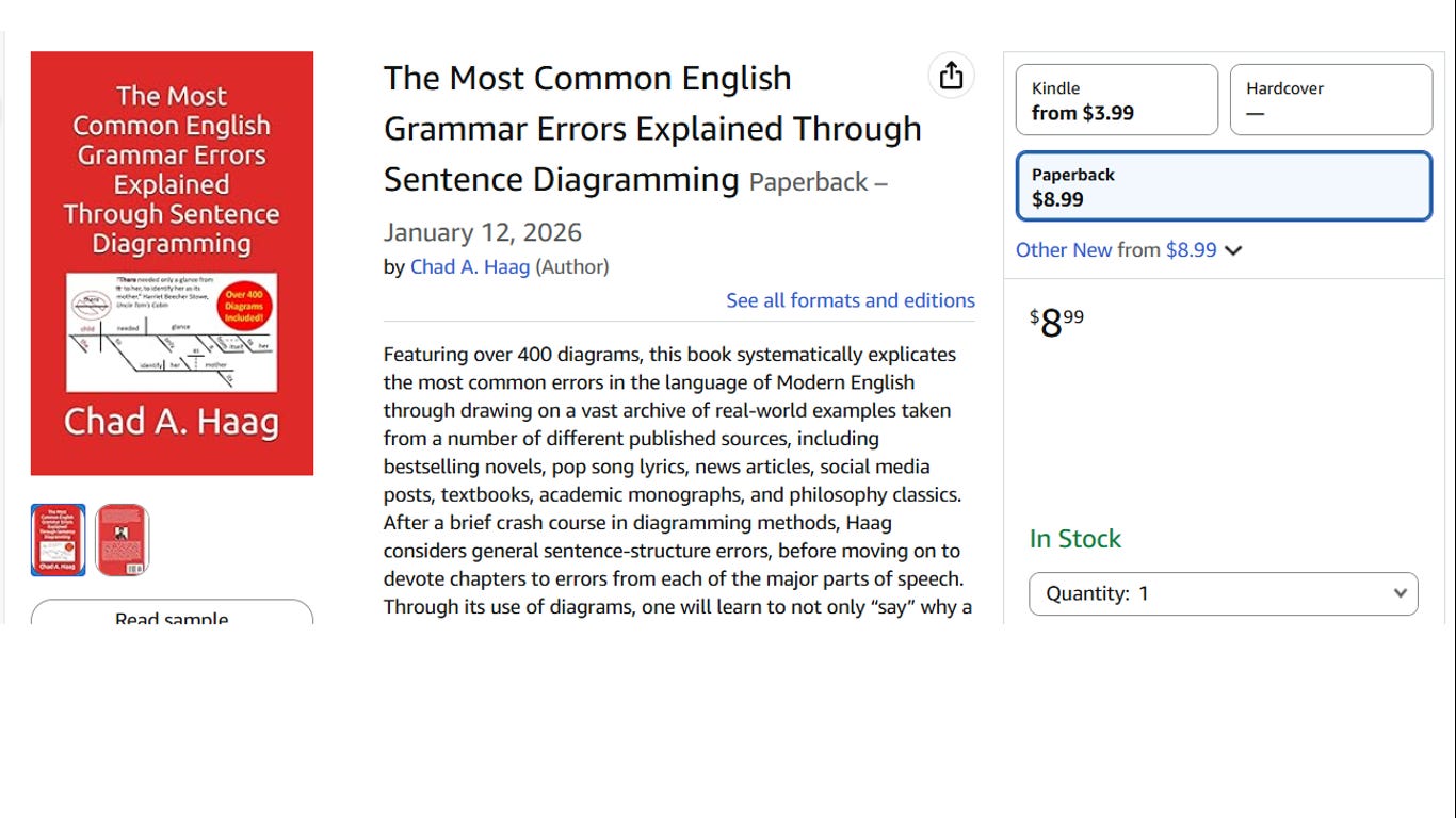 My 12th Book The Most Common English Grammar Errors Explained Through ...