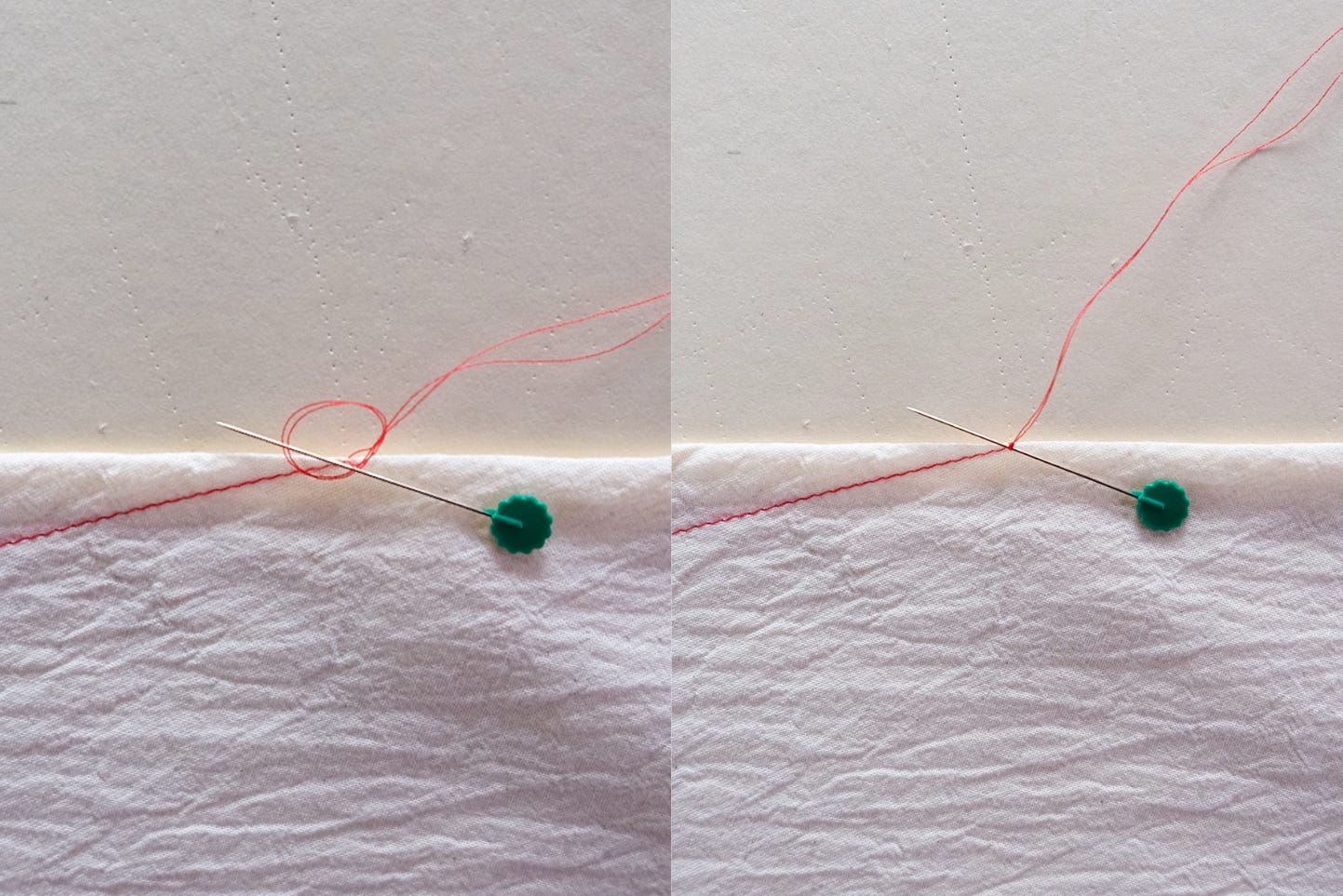 How to Tie a Tailor’s Knot (Couture Technique)