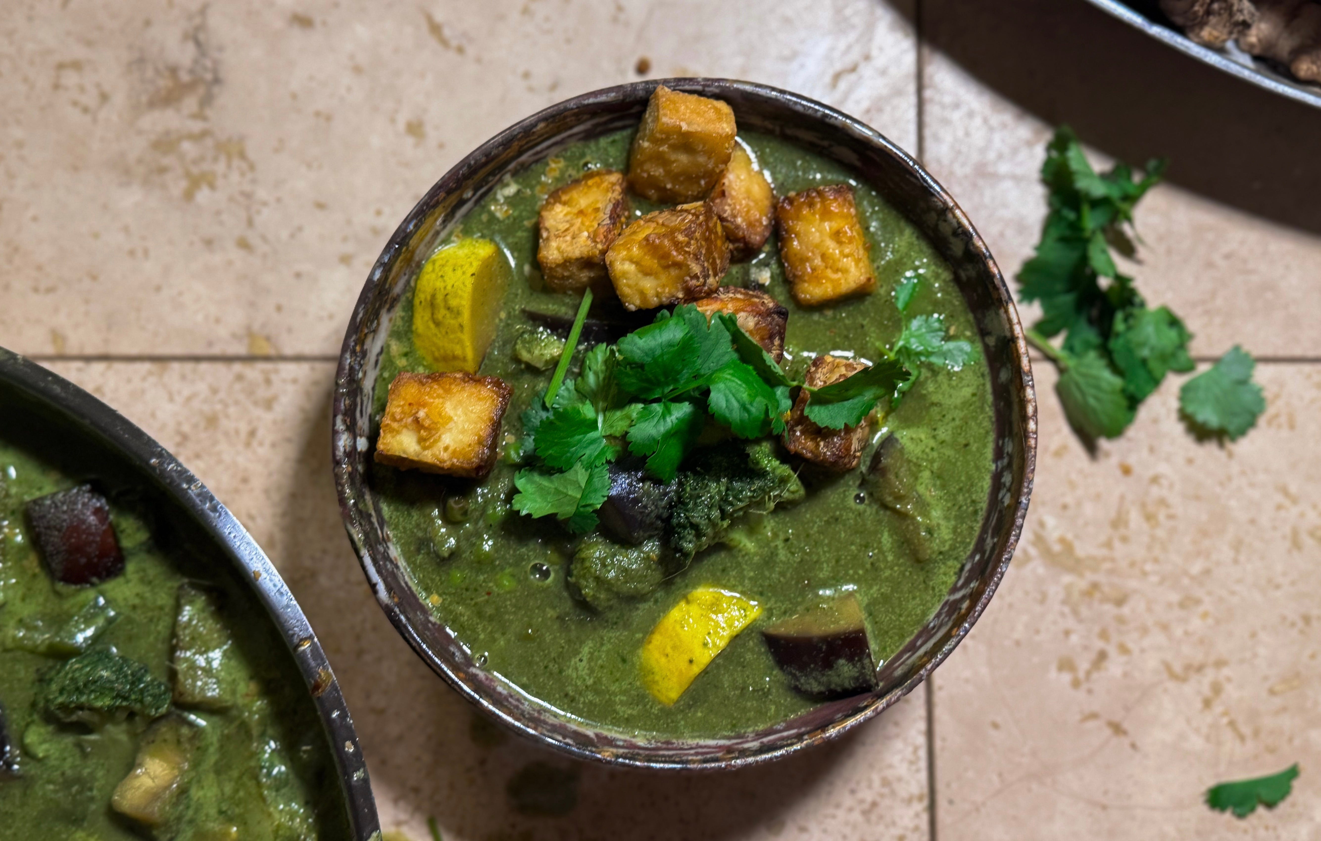 Super Greens Thai Veggie Soup - by Ebby Moyer