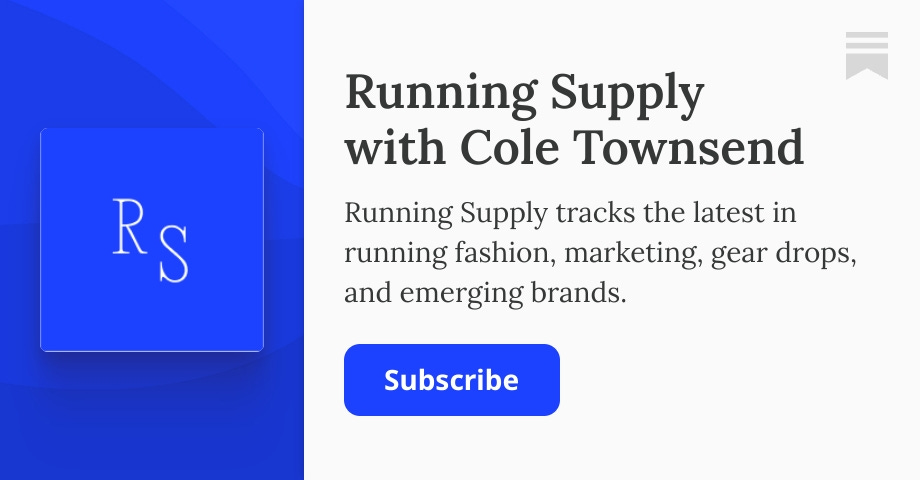 Running Supply | Cole Townsend | Substack