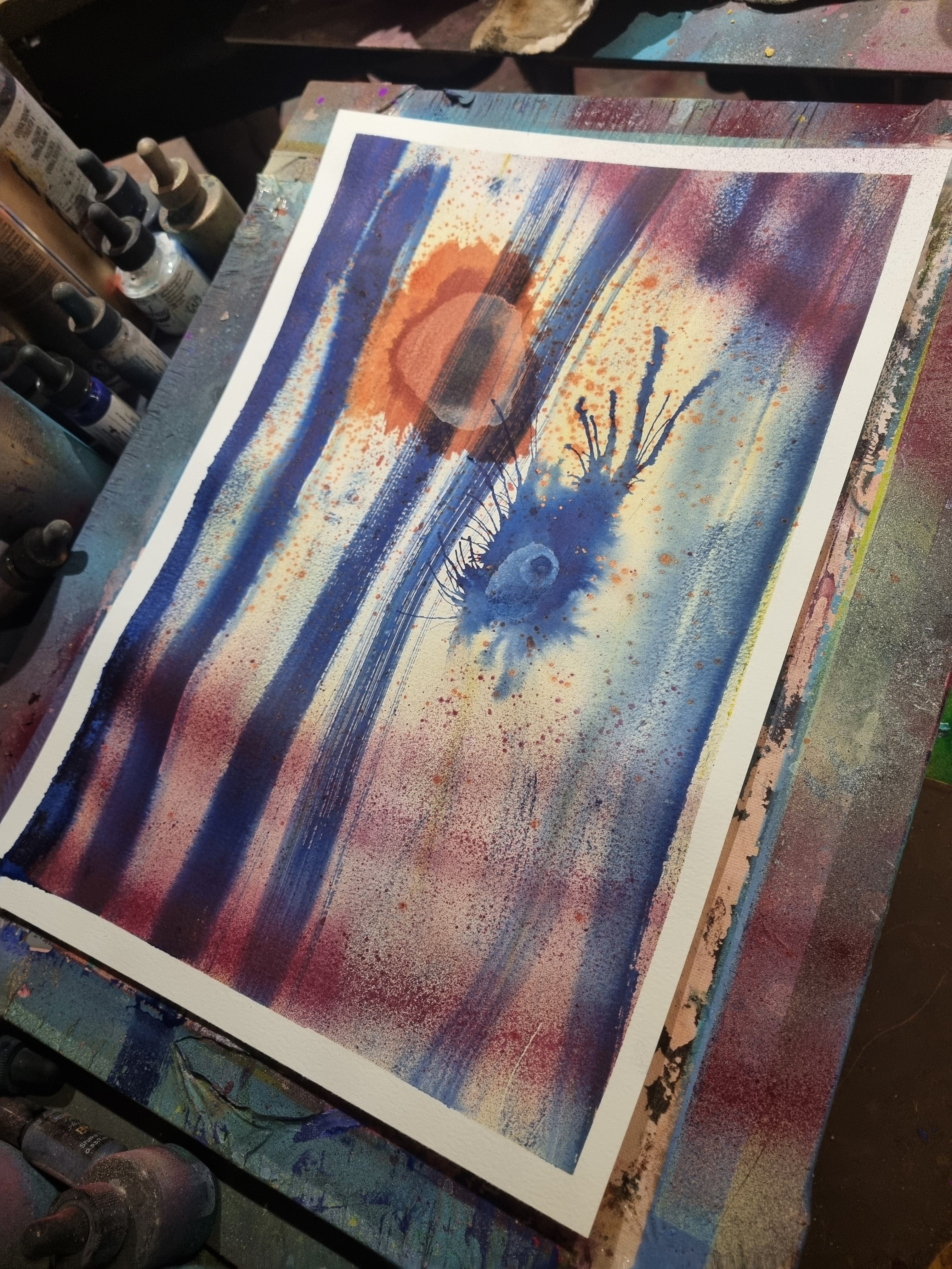 A few paintings of the last couple of days - by Andy Myers