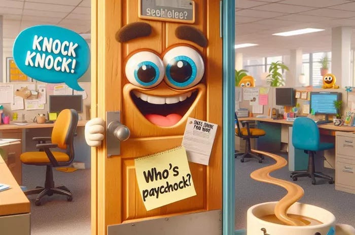 87 Knock Knock Jokes About Work That Make You Laugh While You Type
