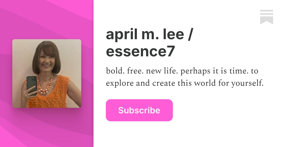 april m. lee / essence7 | april m lee | Substack