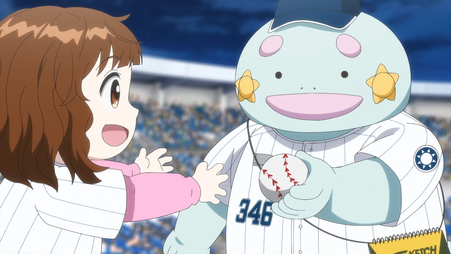 funny baseball anime