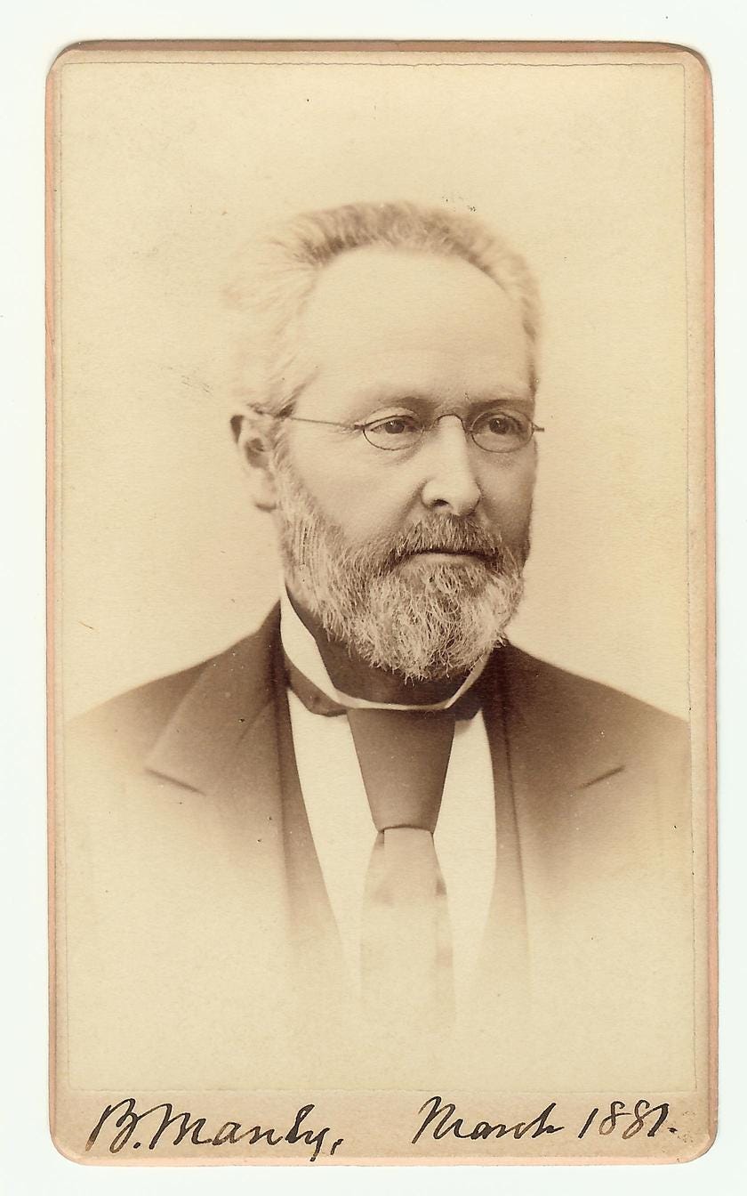 Basil Manly Jr. and The Bible Doctrine of Inspiration