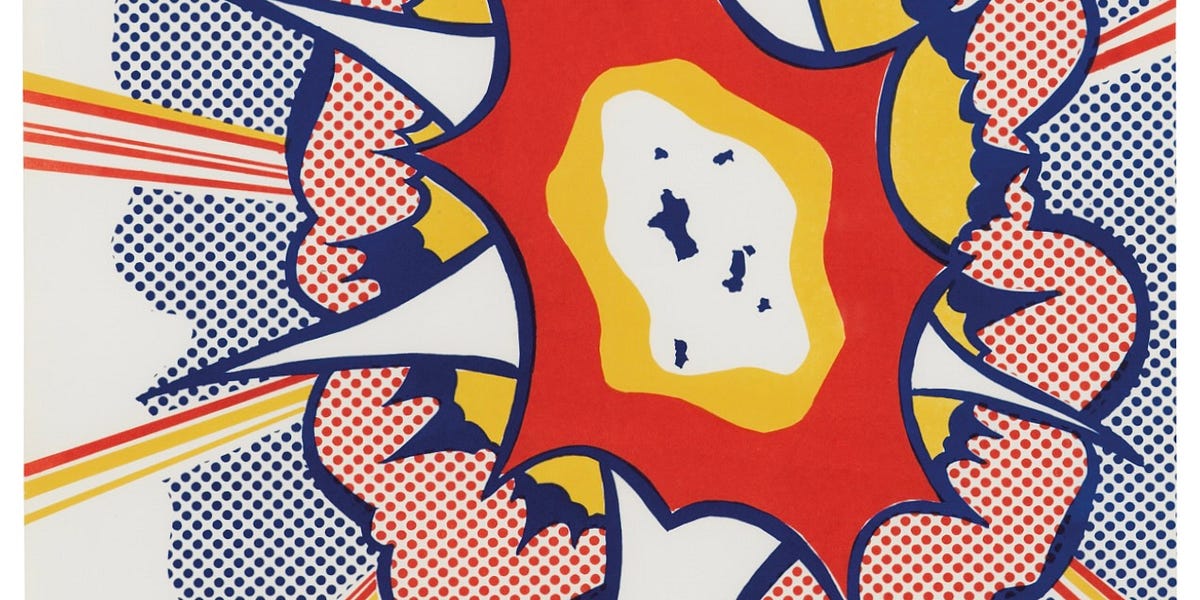 explosion roy lichtenstein