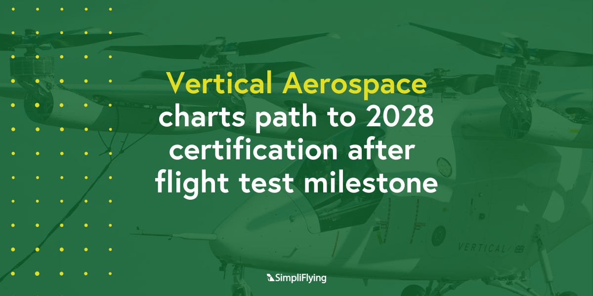 Vertical Aerospace charts path to 2028 certification after flight test milestone