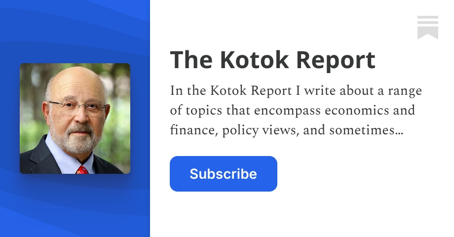 The Kotok Report | David Kotok | Substack