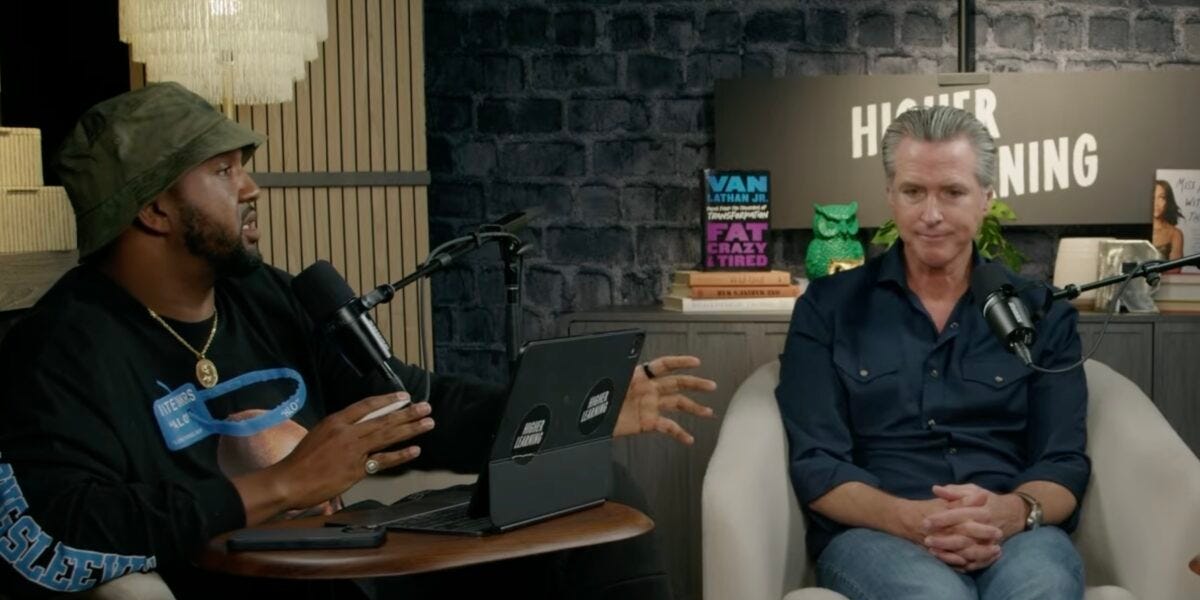 🧯 The AIPAC Question That Broke the Brain of Gavin Newsom