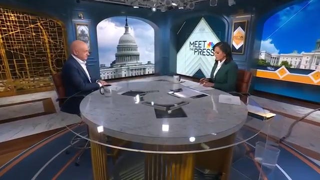 NBC's meet the press with Kristen Walker