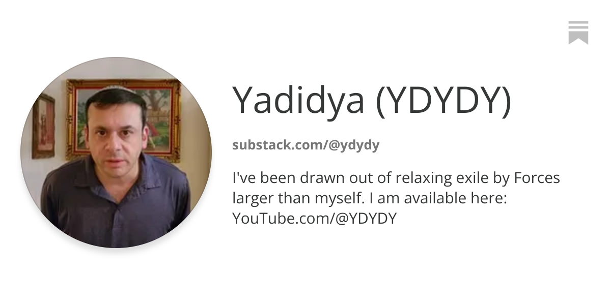 Yadidya (YDYDY) | Substack