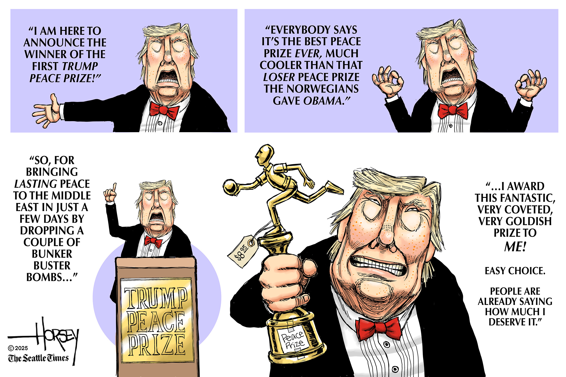 Ten top Trump cartoons from 2025 - David Horsey's Substack