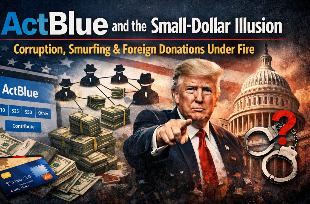 ActBlue and the Small-Dollar Illusion: Serious Questions Democrats Keep ...