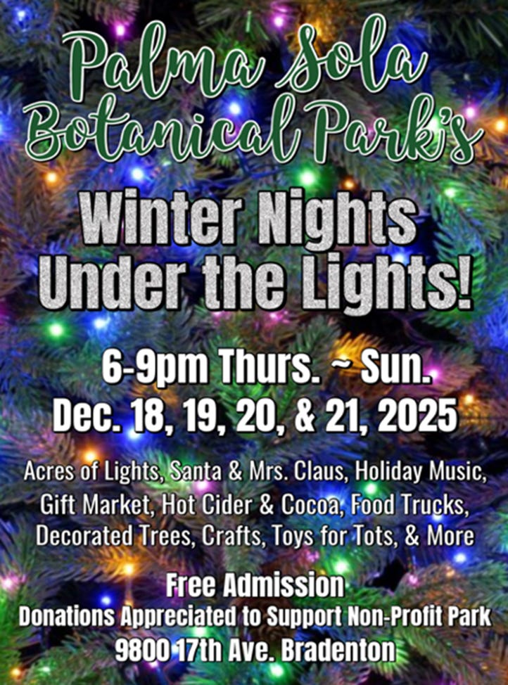 Holiday Lights, Parades, Arts and Community Events Fill Manatee County ...