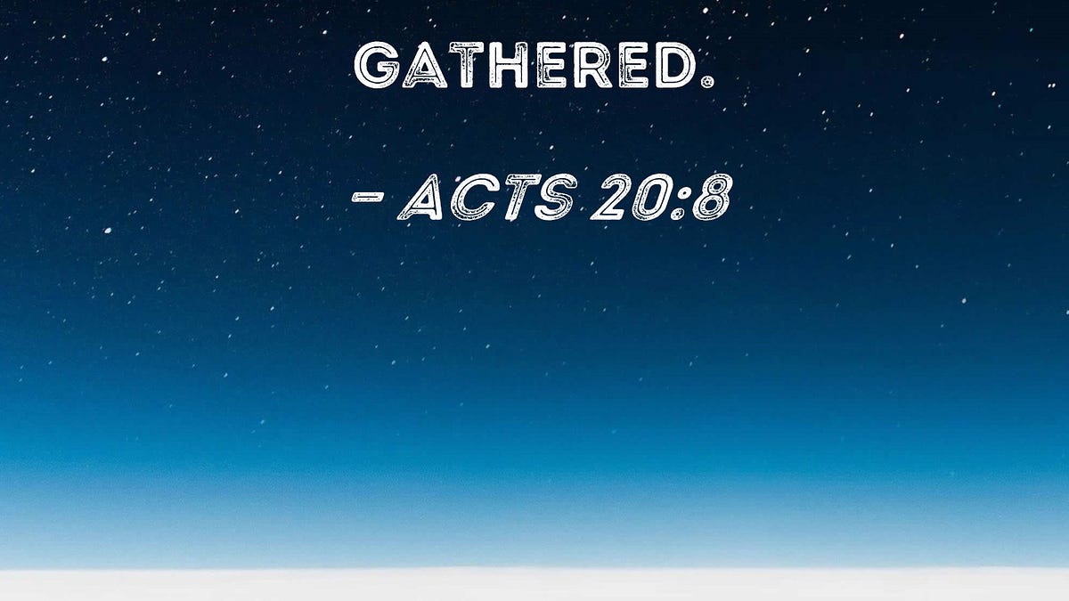 A Study of Acts: Eutychus Drops Out of Paul’s Class