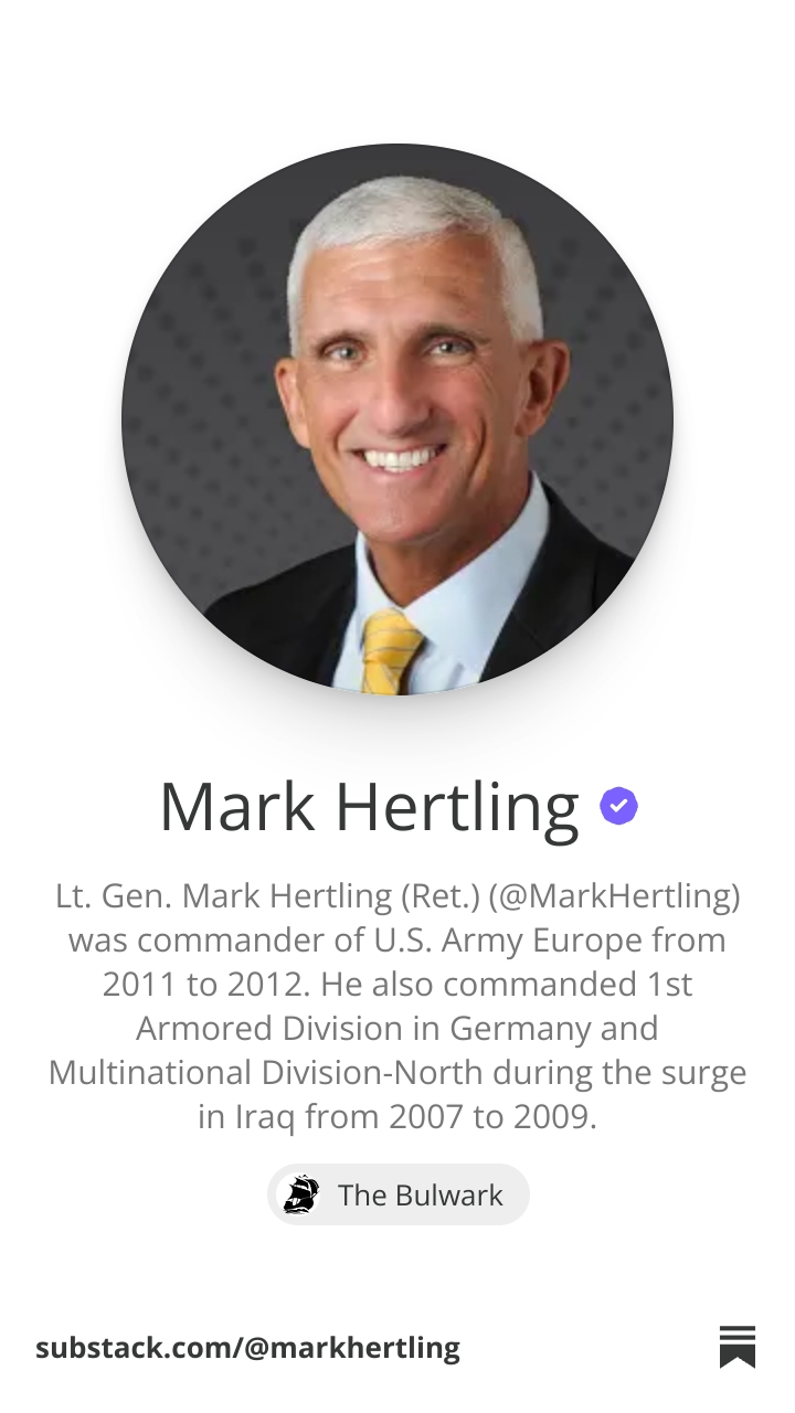 Mark Hertling | Substack