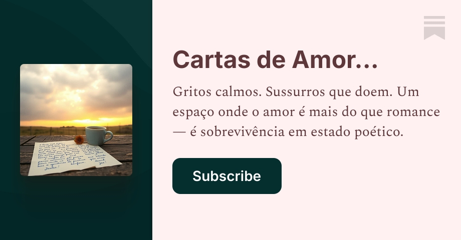 Cartas de Amor... | Susana Beato | Substack