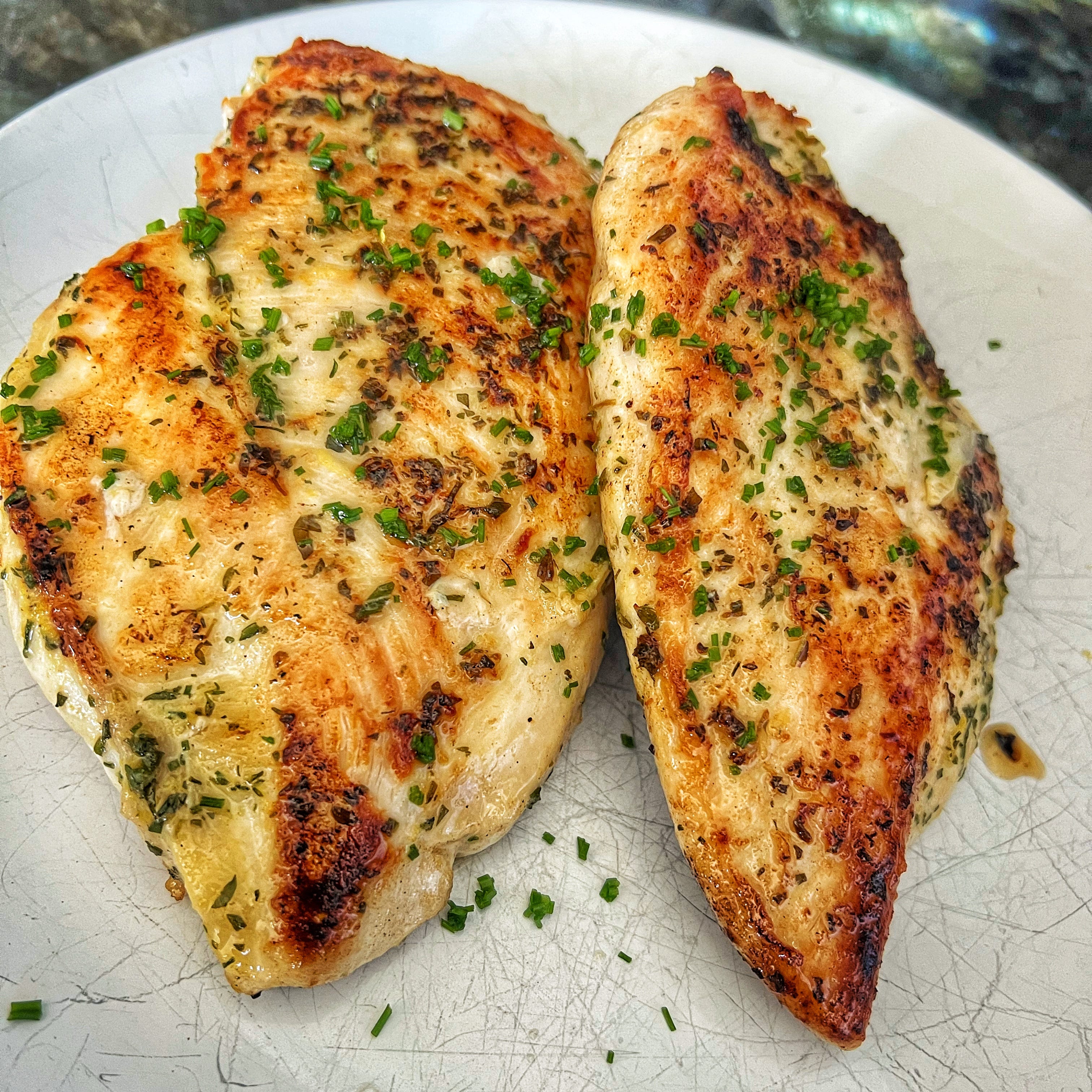 Perfectly Cooked Chicken Breasts - by andrew gruel