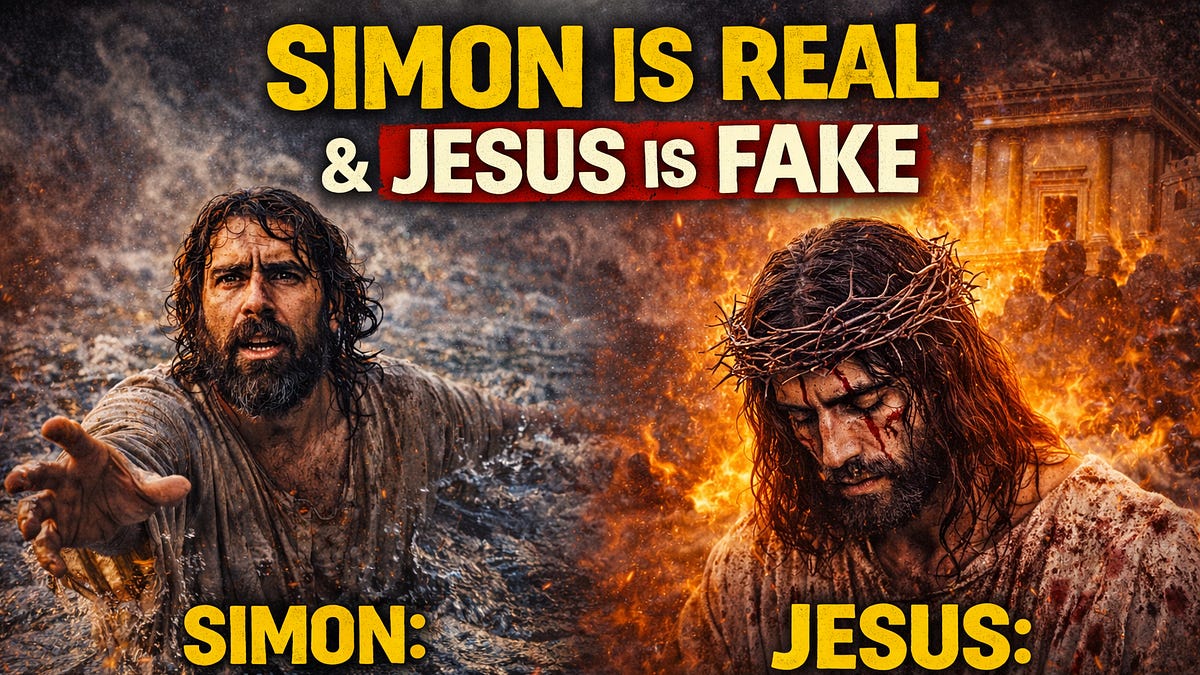 Jesus as Literary Invention, Simon as True Teacher