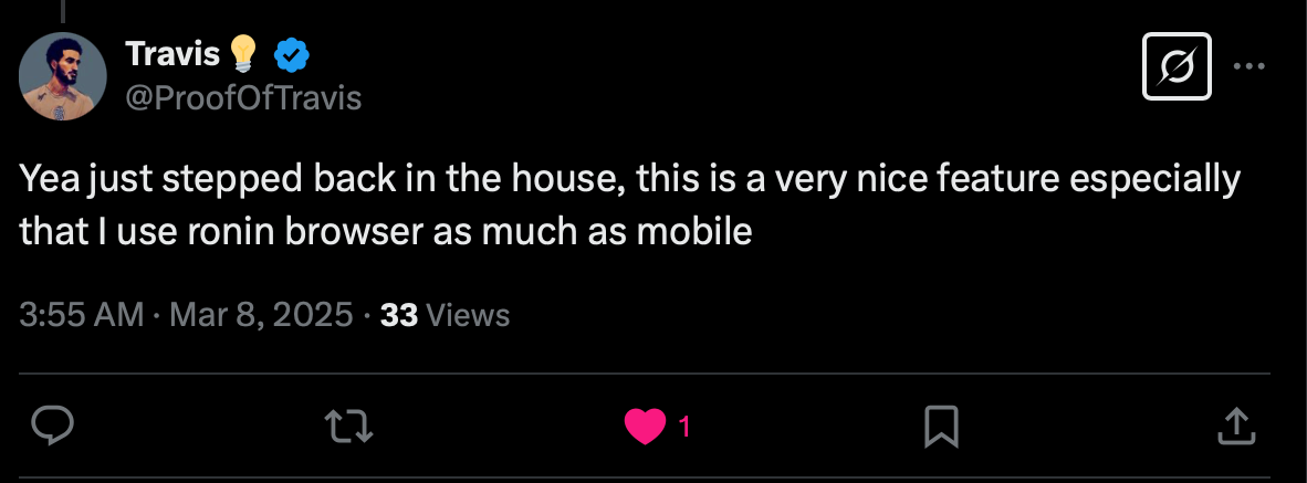 Ronin Web Wallet Beta is LIVE! - Ronin’s Newsletter