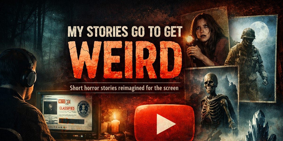 I’ve Launched a YouTube Channel (and It’s Where My Stories Go to Get Weird)