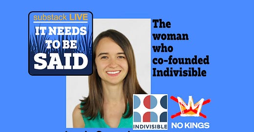 The Woman Who Co-Founded Indivisible - Leah Greenberg Talks About No ...