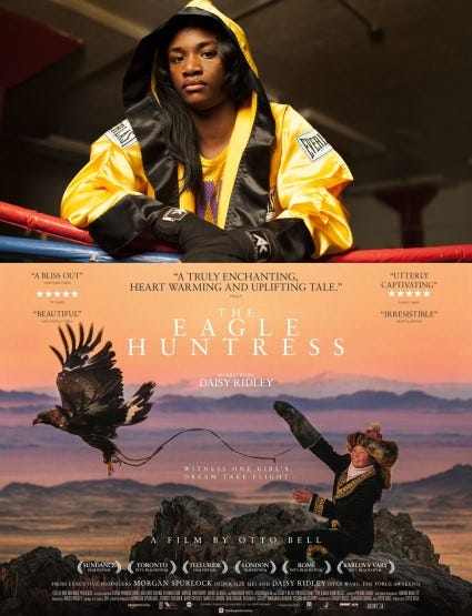 T-Rex / The Eagle Huntress - by twinsbrewer
