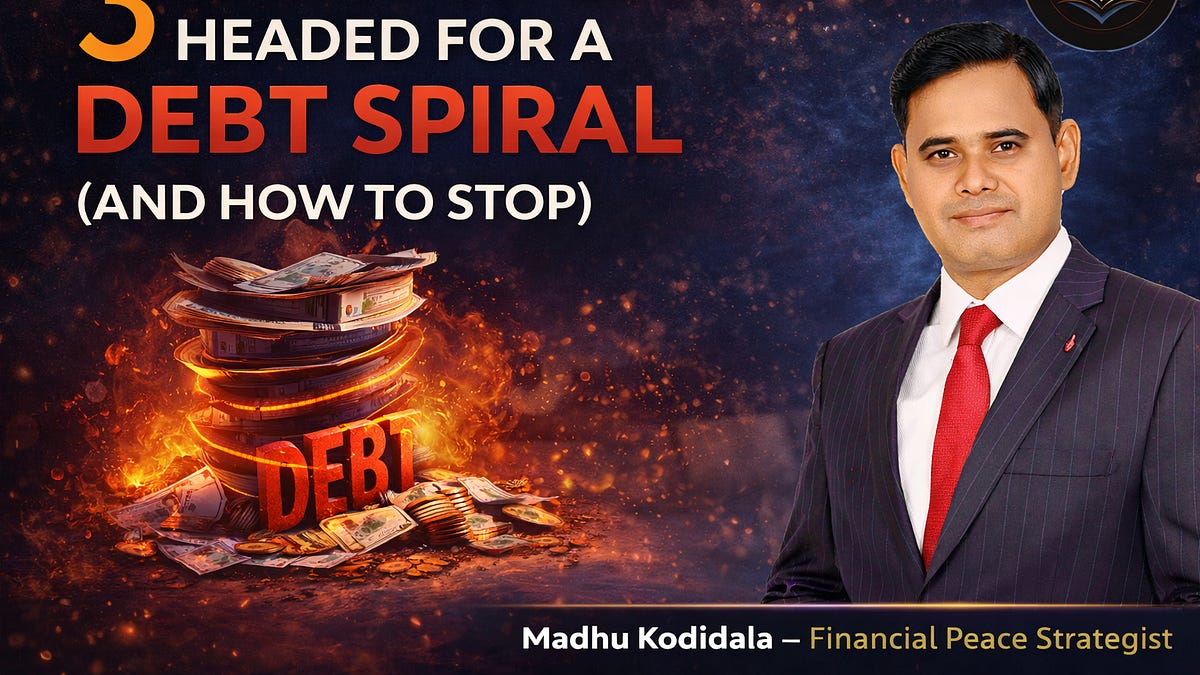 3 SIGNS YOU’RE HEADED FOR A DEBT SPIRAL (AND HOW TO STOP IT)