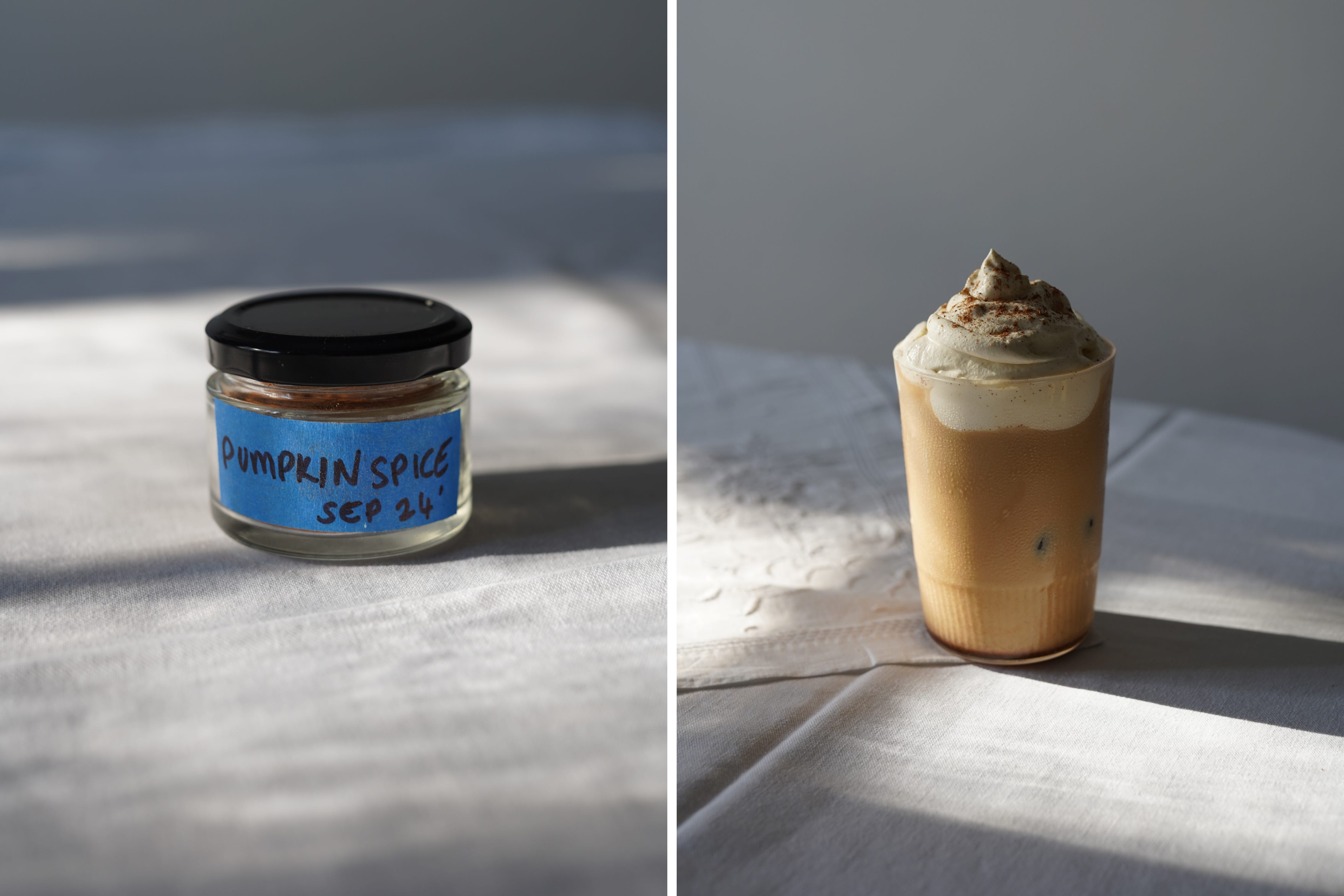 Homemade pumpkin spice latte - by Sarah Stanback-Young