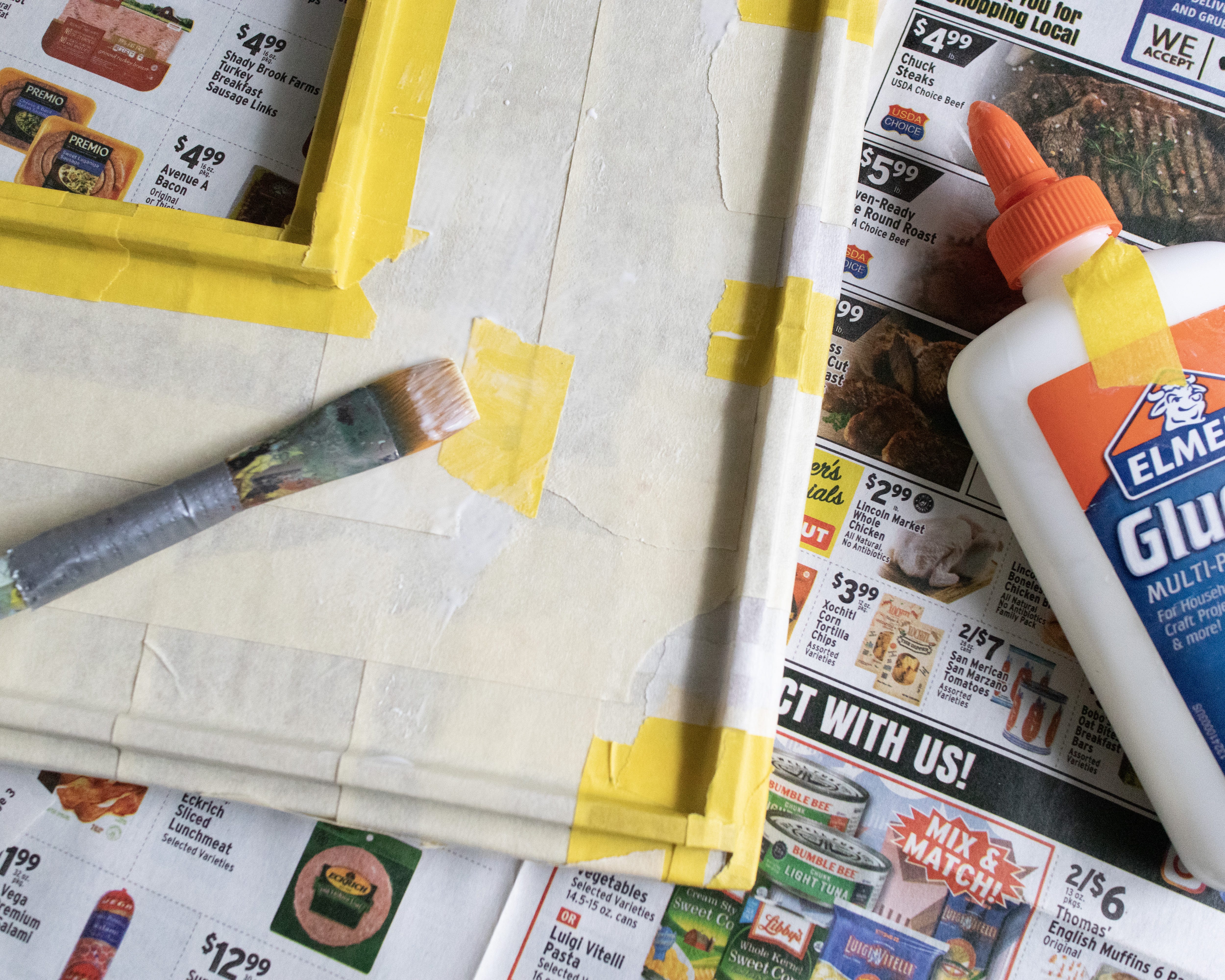 How To: Make A Cardboard and Paper Mâché Frame