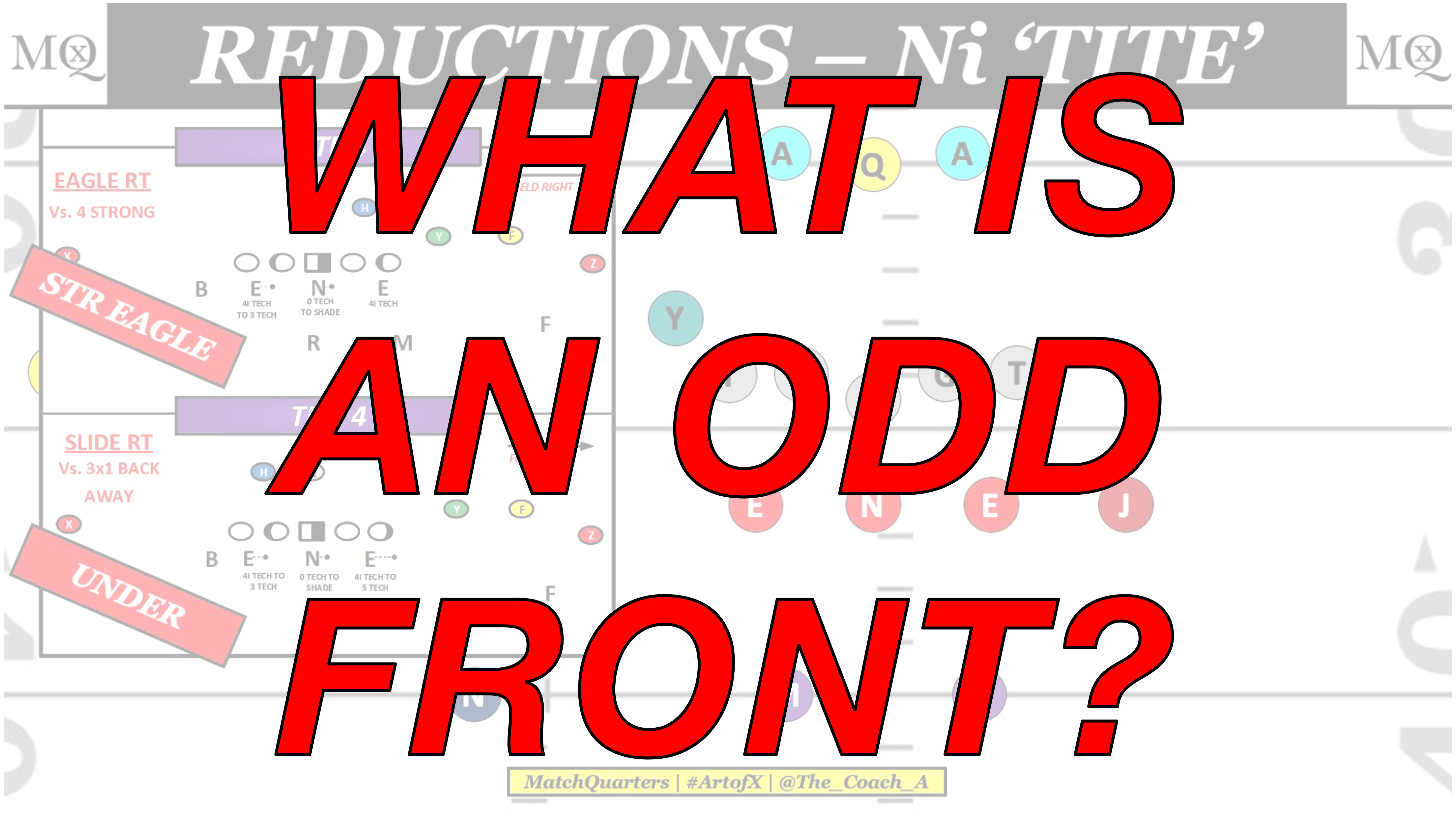 What is an Odd Front? - MatchQuarters by Cody Alexander