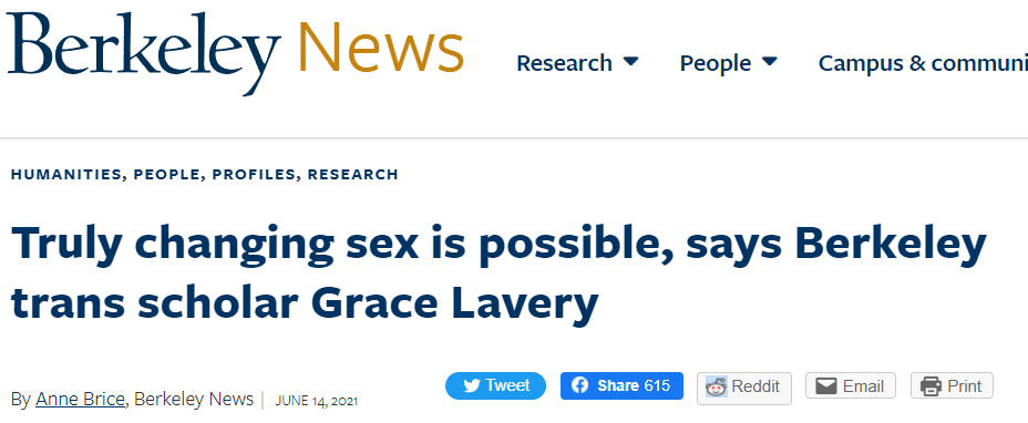 Is it really true that “no one's denying the reality of biological sex”?
