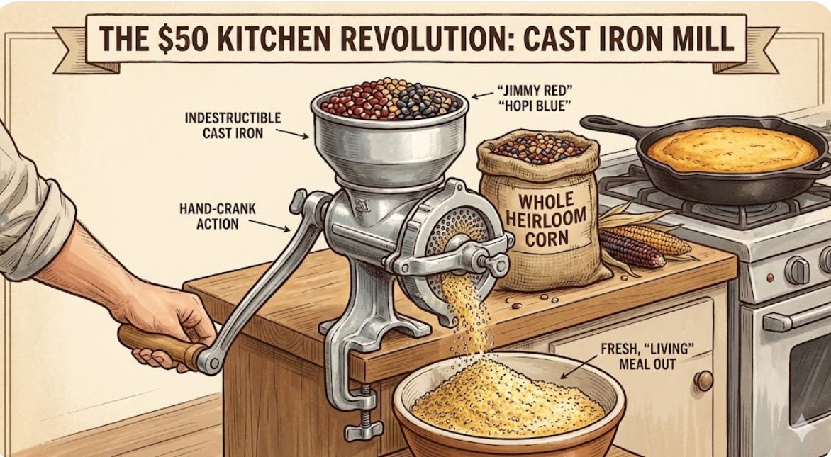 The $50 Kitchen Revolution: Why You Need a Cast Iron Mill