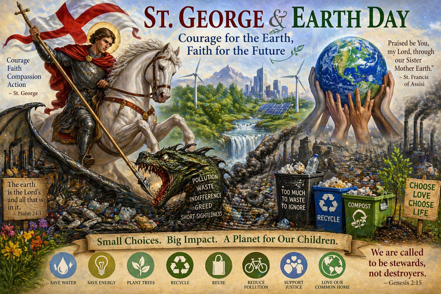 Saint George and Earth Day - by Hon. Rev. Dr. Jayme Mathias