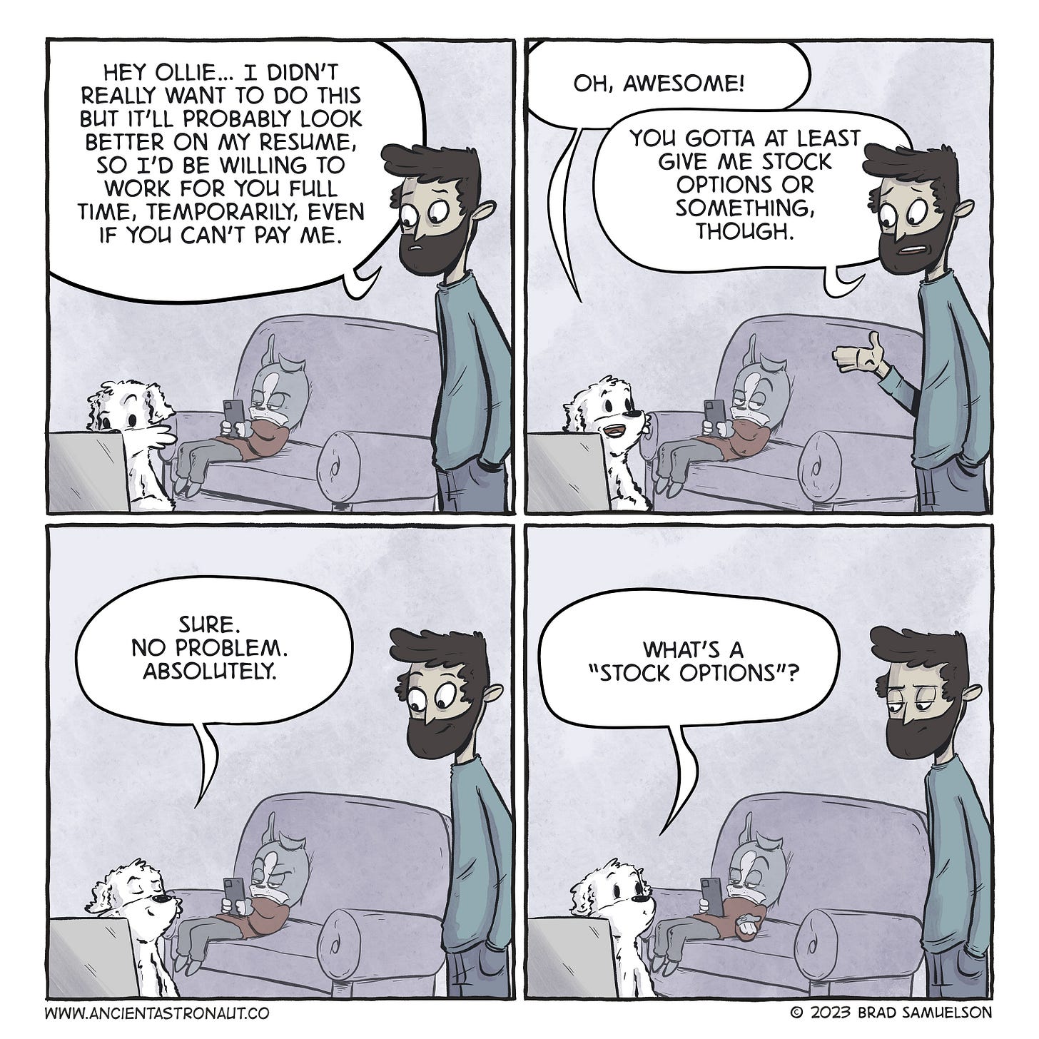 understatement cartoon