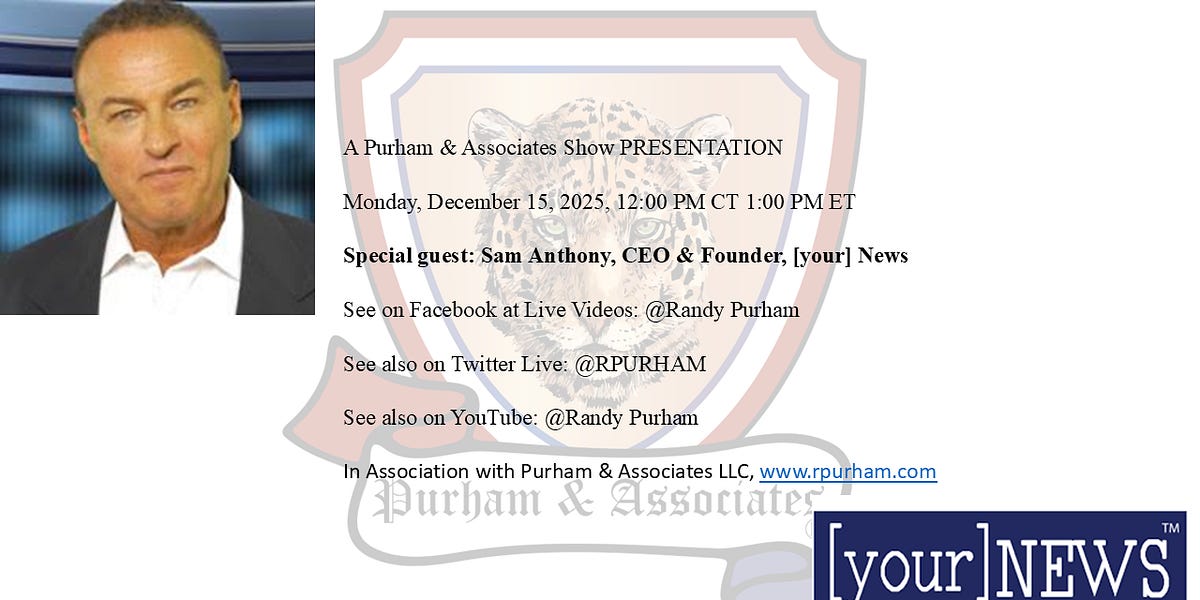Special guest: Sam Anthony, CEO & Founder, [your] News
